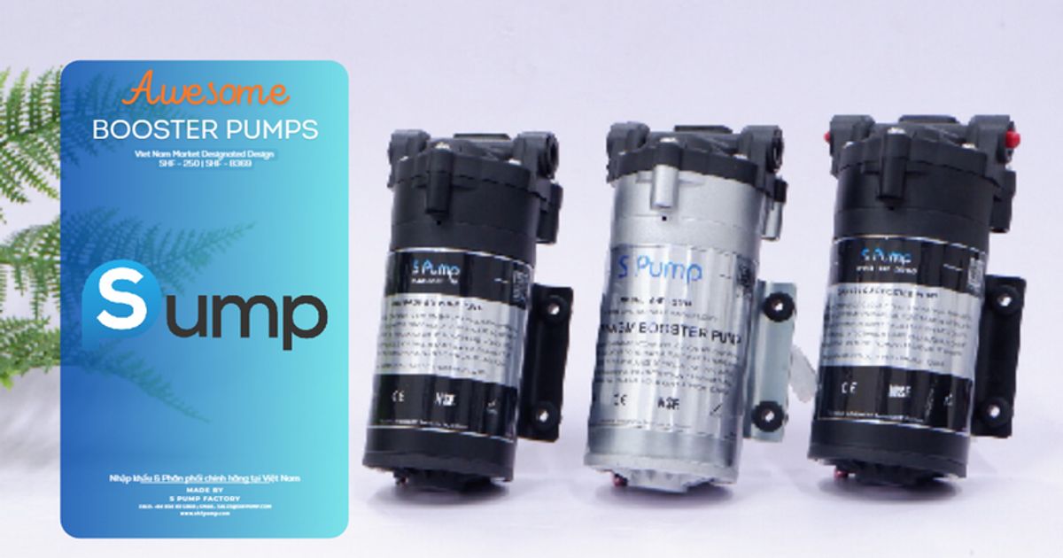 Genuine SPump RO Booster Pumps
